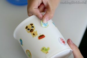 DIY Toddler Busy Toy from Frosting Can | Making Life Blissful