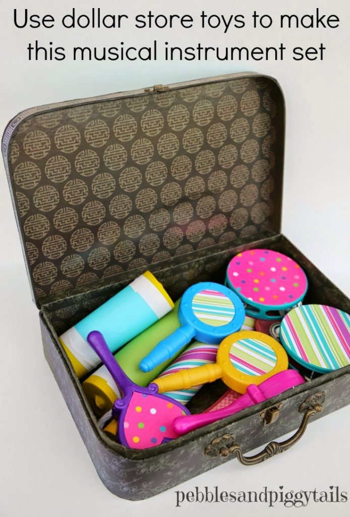 Dollar Store DIY Musical Instrument Set | Making Life Blissful