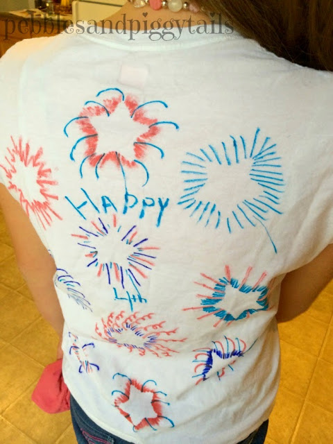 Easy 4th of July T-shirts Kids Can Make | Making Life Blissful