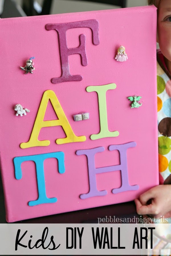 DIY Kids Wall Art Making Life Blissful