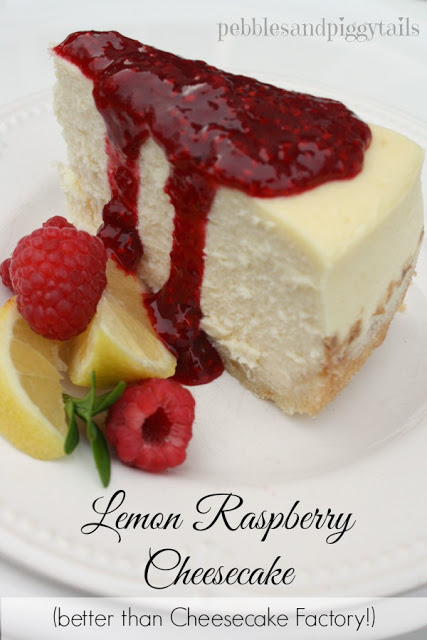 Raspberry Lemon Cheesecake Recipe Tutorial | Making Life Blissful