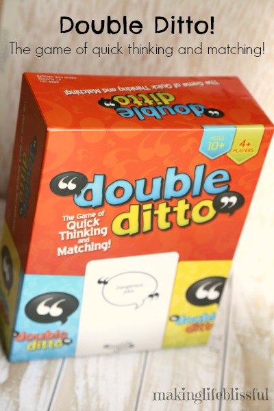 Double Ditto: Quick Thinking Family Game | Making Life Blissful