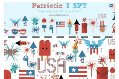 FREE Patriotic I Spy Printable Game | Making Life Blissful