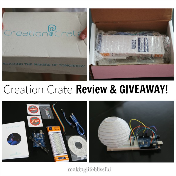 Creation Crate Review and Giveaway | Making Life Blissful