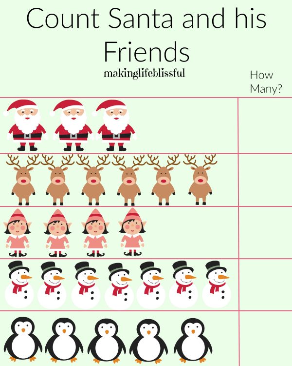 Free Printable Christmas Games for Kids-2 | Making Life Blissful