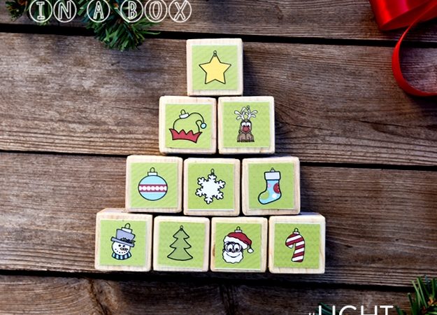 How to Make Christmas Tree Activity Blocks for #LIGHTtheWORLD | Making ...