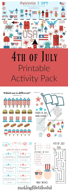 Free 4th of July jokes printable and Patriotic Printable Activity Pack ...