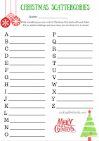 CHRISTMAS SCATTERGORIES | Making Life Blissful
