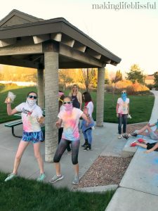 DIY Color Run for Youth Groups and Parties | Making Life Blissful