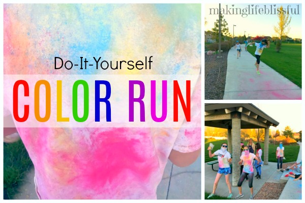 DIY Color Run for Youth Groups and Parties | Making Life Blissful