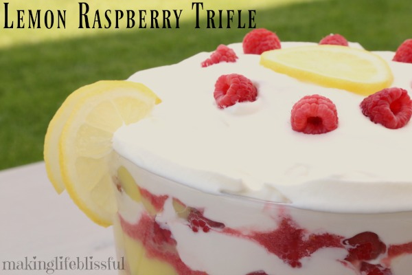 lemon raspberry trifle 7 | Making Life Blissful