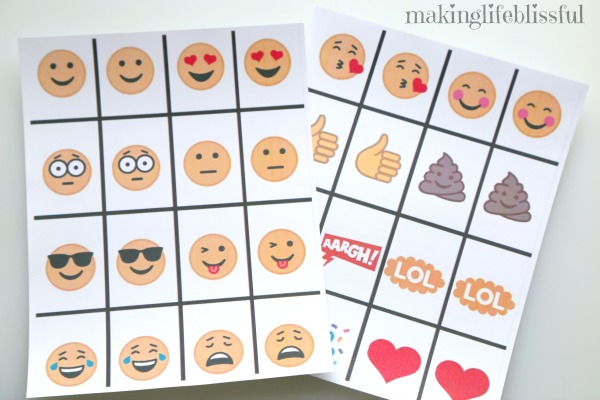 Free Emoji Party Printables | Making Life Blissful