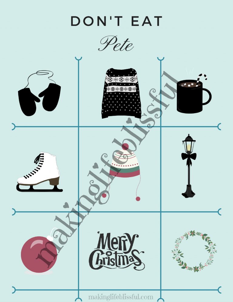 FREE Christmas Party Game Printables | Making Life Blissful