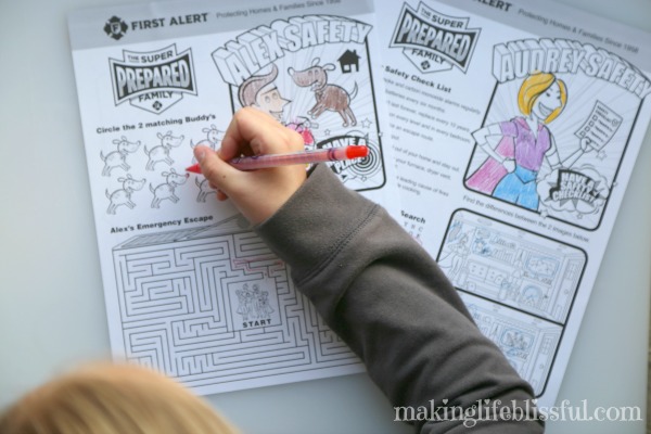 Family Fire Safety Checklist and Kids Printables | Making Life Blissful