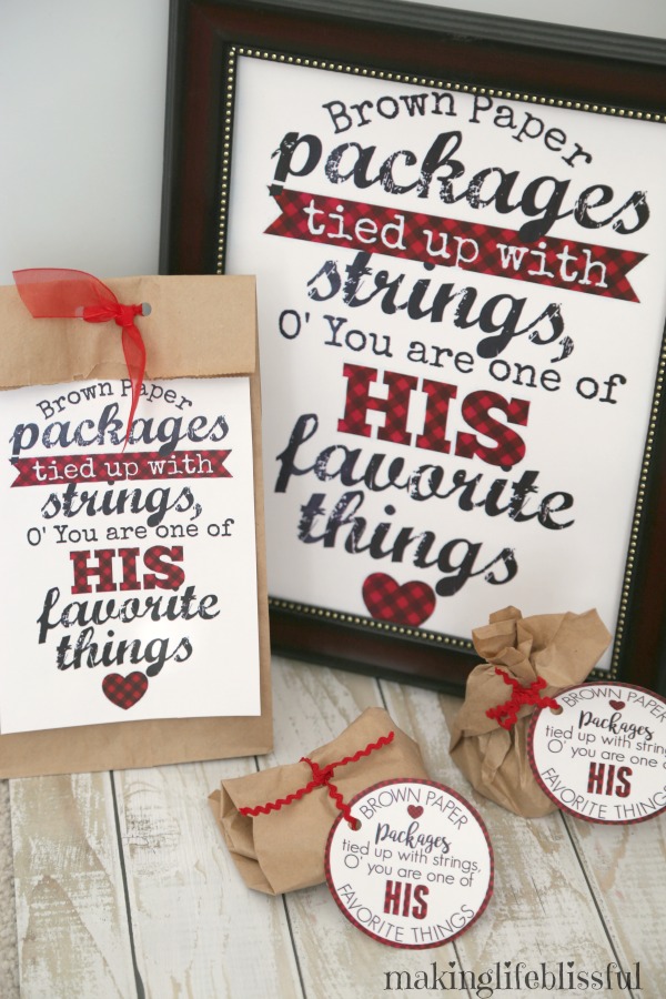 brown paper package free printable | Making Life Blissful