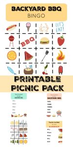 Printable BBQ Picnic Bingo and Invites | Making Life Blissful
