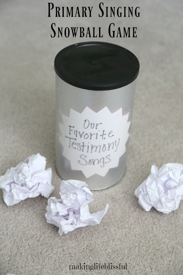 The BIG List of Primary Singing Time Ideas | Making Life Blissful