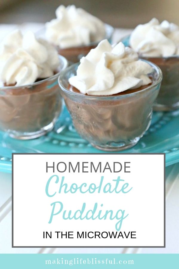 Easy Homemade Chocolate Pudding | Making Life Blissful