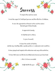 Success-poem-by-Emerson | Making Life Blissful