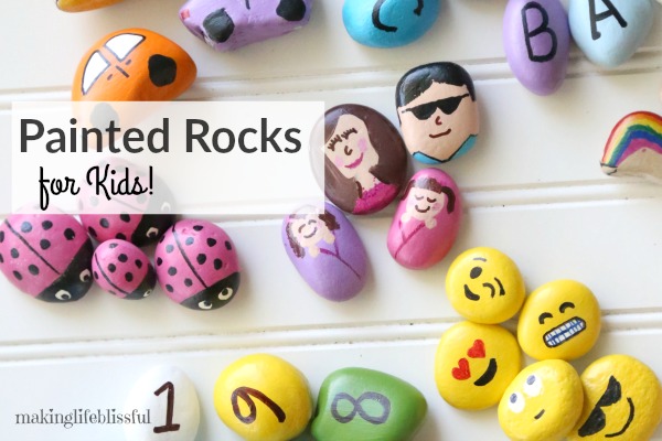 Awesome Painted Rock Ideas for Kids | Making Life Blissful