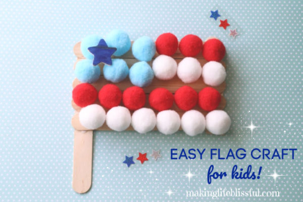 Easy Flag Kids Craft | Making Life Blissful
