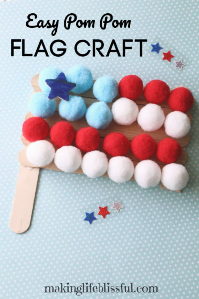 Easy Flag Kids Craft | Making Life Blissful